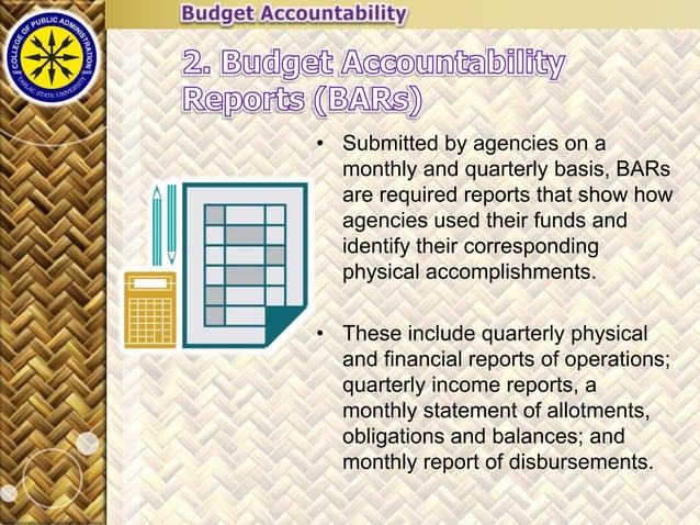 BUDGET PROCESS OF THE PHILIPPINE NATIONAL GOVERNMENT | PPTX