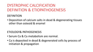 PATHOLOGICAL CALCIFICATION | PDF