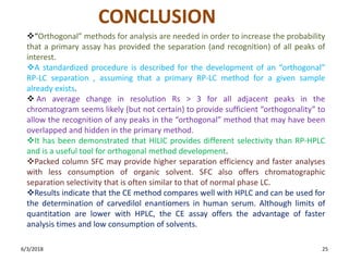 orthogonal hplc methods | PPTX