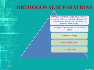 orthogonal hplc methods | PPTX