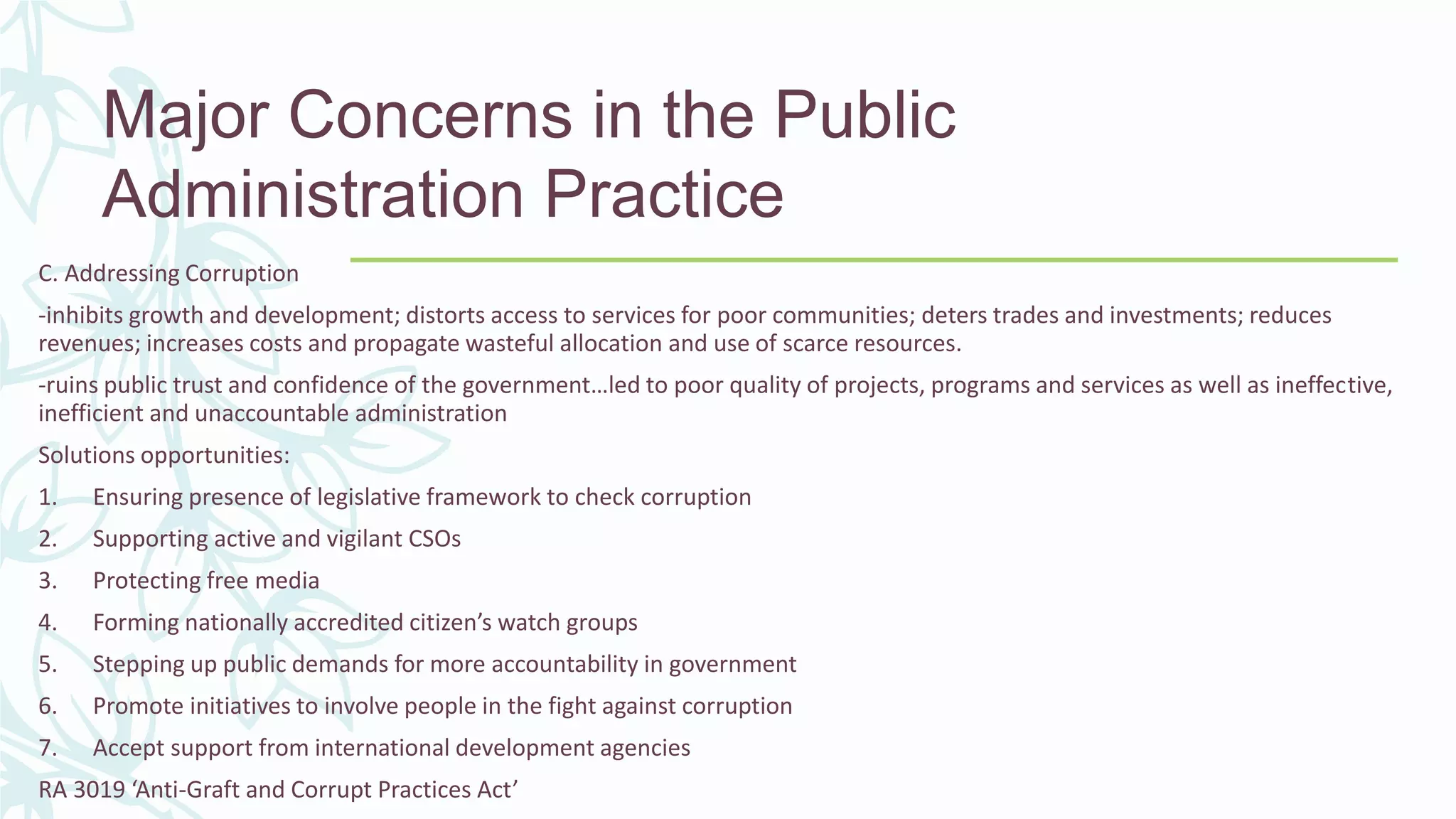 Is there a Philippine Public Administration? Or Better Still, For Whom ...