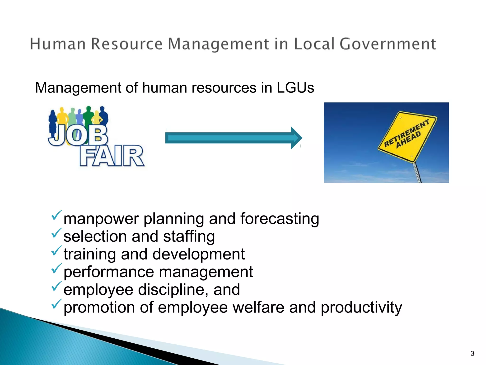 Human Resource Management in Local Government in the Philippines | PDF