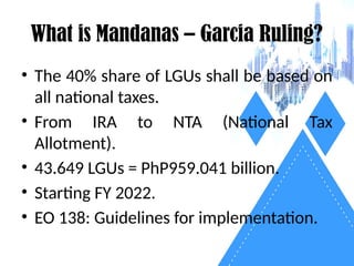 Mandanas-Garcia Ruling, Public Admi.pptx