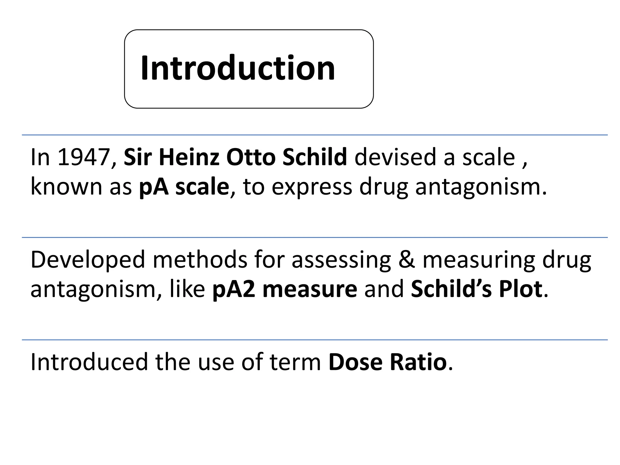 pA2 value, Schild plot and pD2 values- applications in pharmacology | PPTX