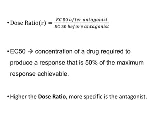 pA2 value, Schild plot and pD2 values- applications in pharmacology | PPTX