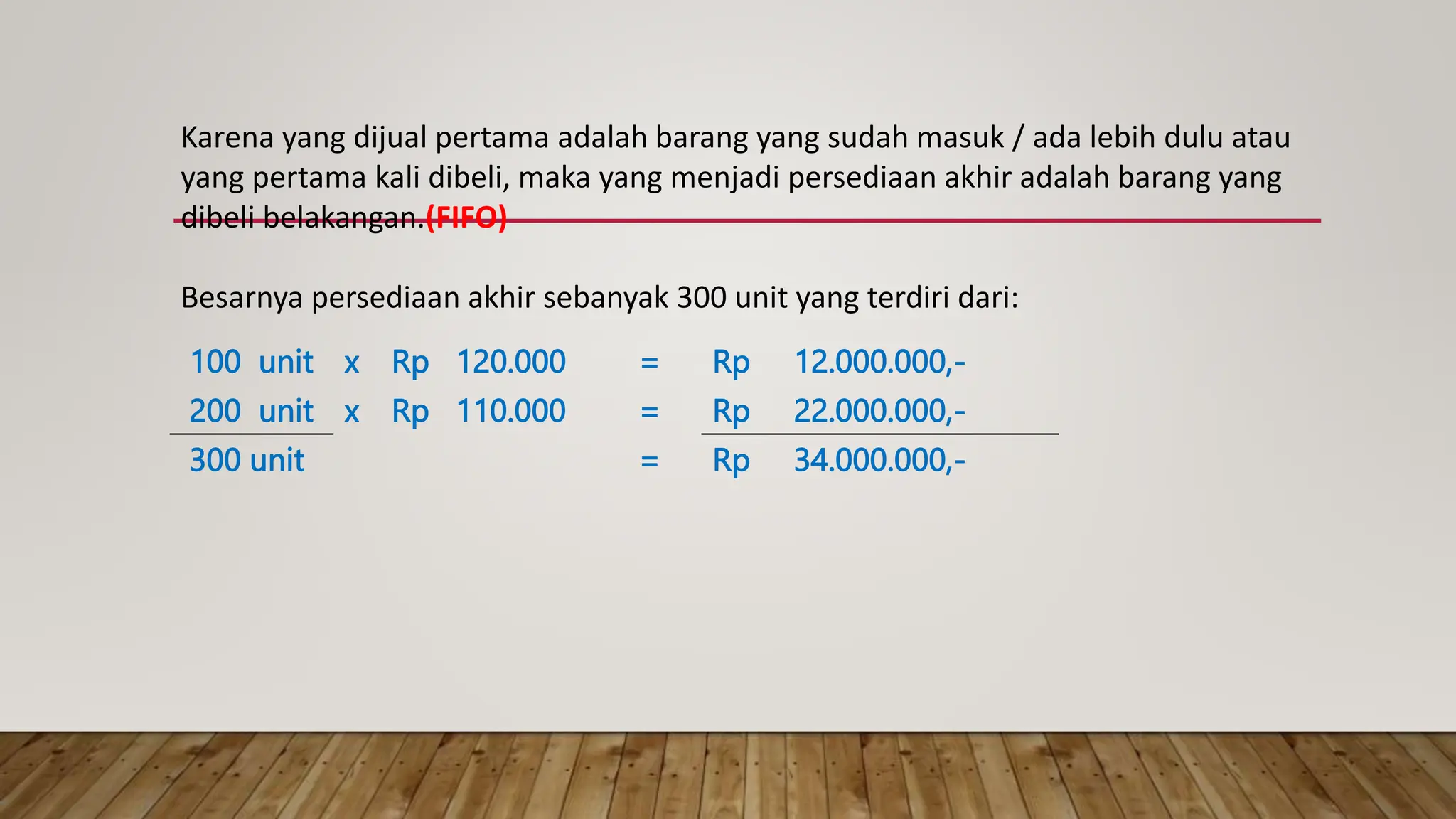 Metode pencatatan persediaan secara periodik | PPTX
