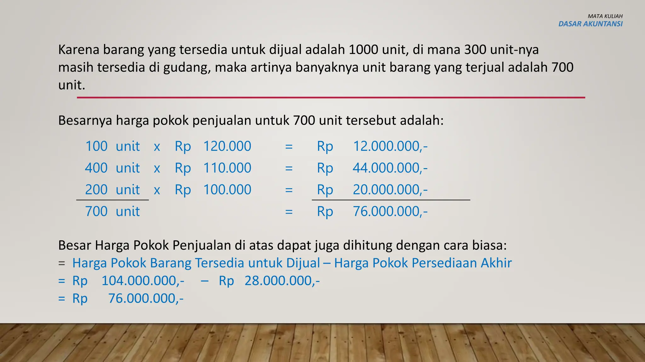 Metode pencatatan persediaan secara periodik | PPTX