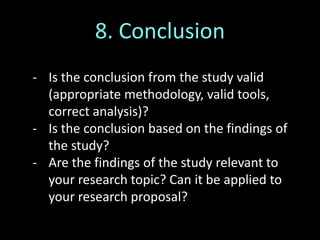 Critical Appraisal Methods | PPT