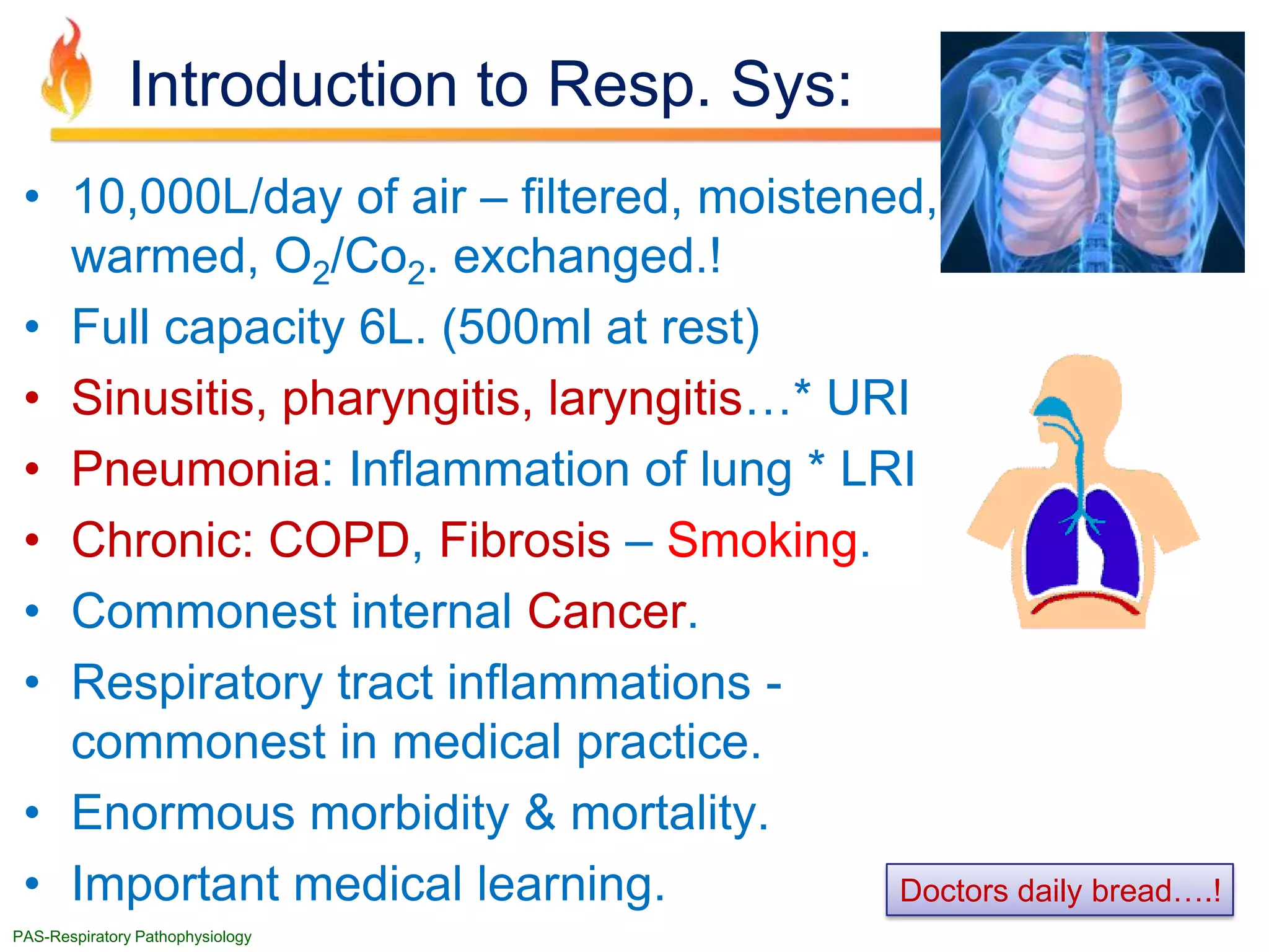 Pathology of Respiratory System Disorders | PPTX