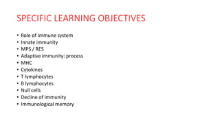 OVERVIEW OF NORMAL IMMUNE SYSTEM | PPT