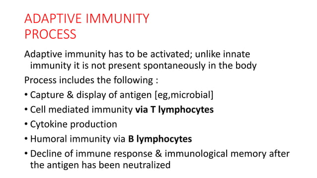 OVERVIEW OF NORMAL IMMUNE SYSTEM | PPT
