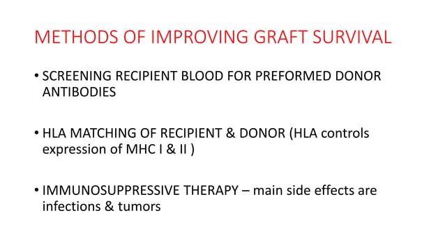 TRANSPLANT REJECTION - TYPES & MECHANISM | PDF