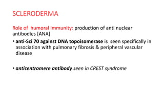 AUTOIMMUNITY PART 3 SJOGREN'S SYNDROME & SCLERODERMA | PPT