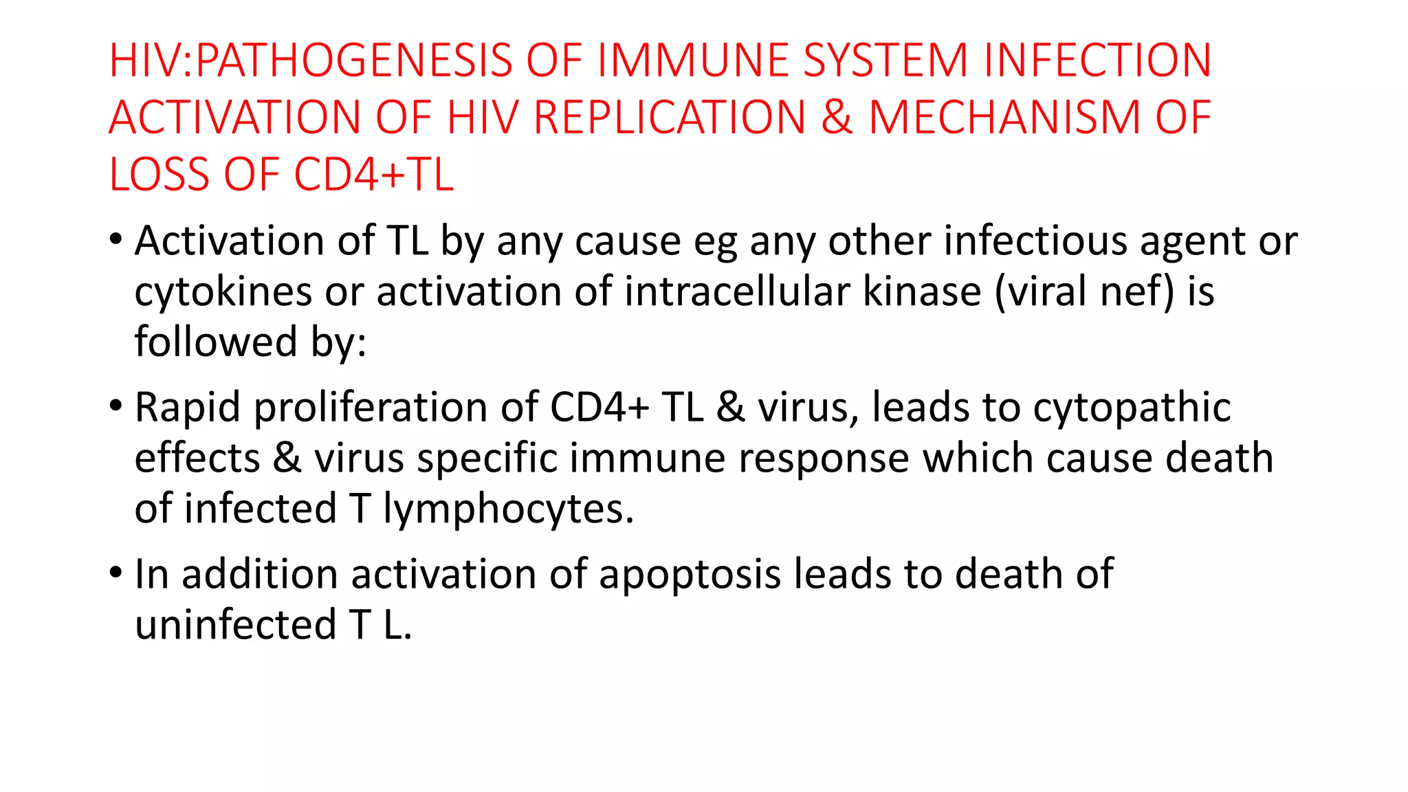 HIV & AIDS: PATHOGENESIS & PATHOLOGY, CLINICAL FEATURES & LAB DIAGNOSIS ...