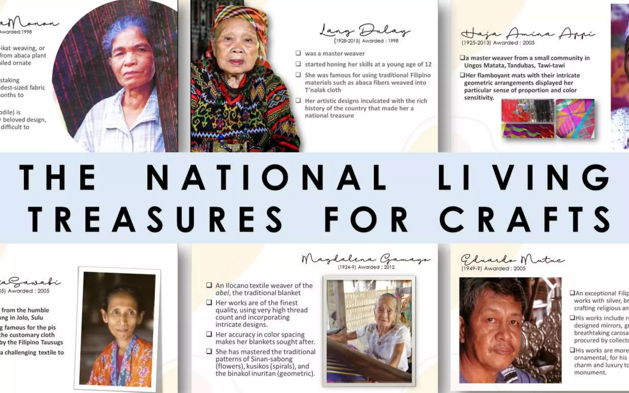 CPAR - GAMABA / THE NATIONAL LIVING TREASURES FOR CRAFTS | PPTX