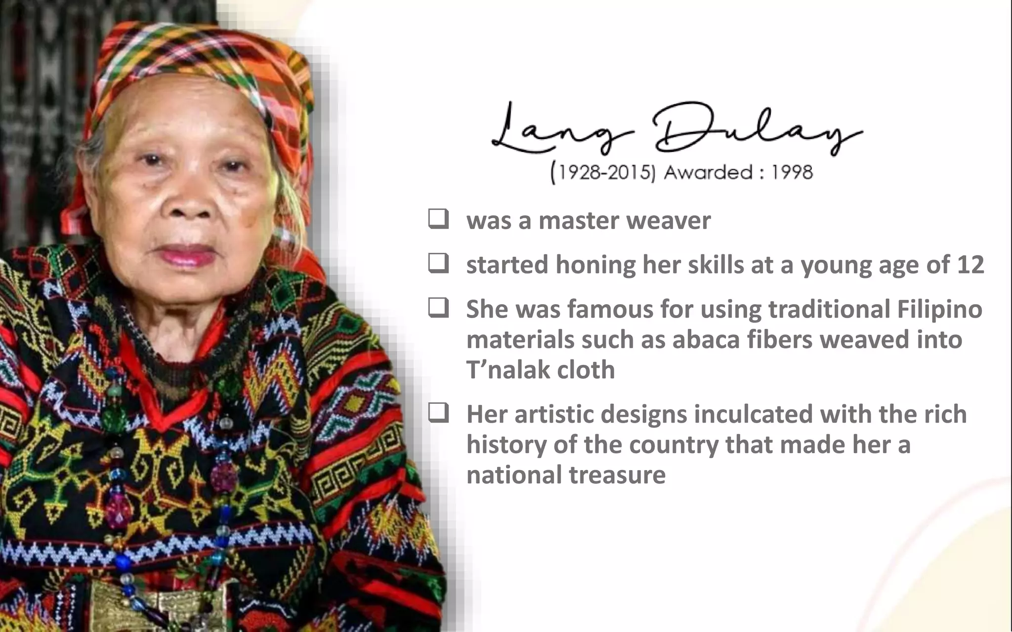 CPAR - GAMABA / THE NATIONAL LIVING TREASURES FOR CRAFTS | PPTX