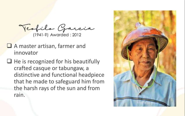 CPAR - GAMABA / THE NATIONAL LIVING TREASURES FOR CRAFTS | PPTX