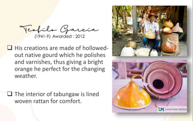 CPAR - GAMABA / THE NATIONAL LIVING TREASURES FOR CRAFTS | PPTX