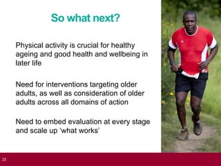 Physical Activity for Individual and Population Health Across the Life ...