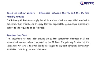 PA AND SA FANS USAGE IN INDUSTRIAL PROCESSES | PPTX