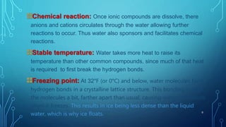 Water and it's Properties | PPTX