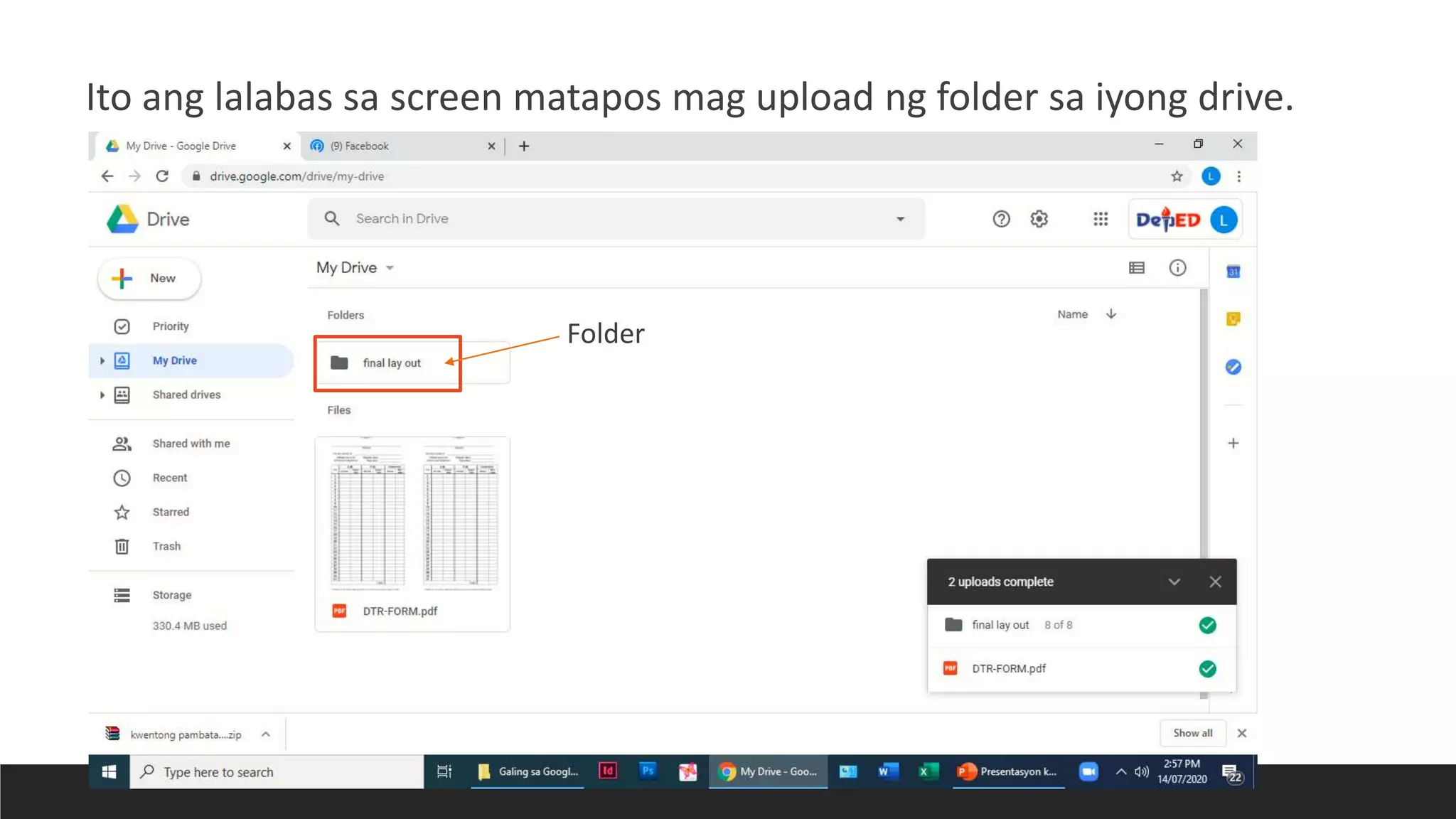 Paano mag upload, download at share sa google drive | PPTX