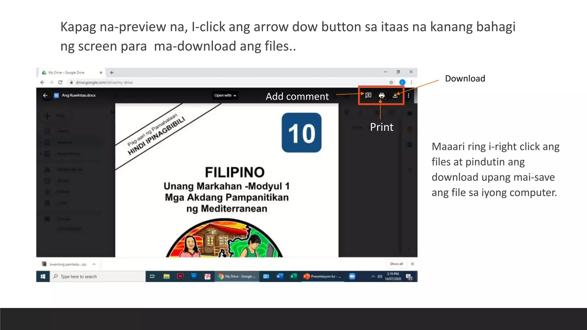 Paano mag upload, download at share sa google drive | PPTX