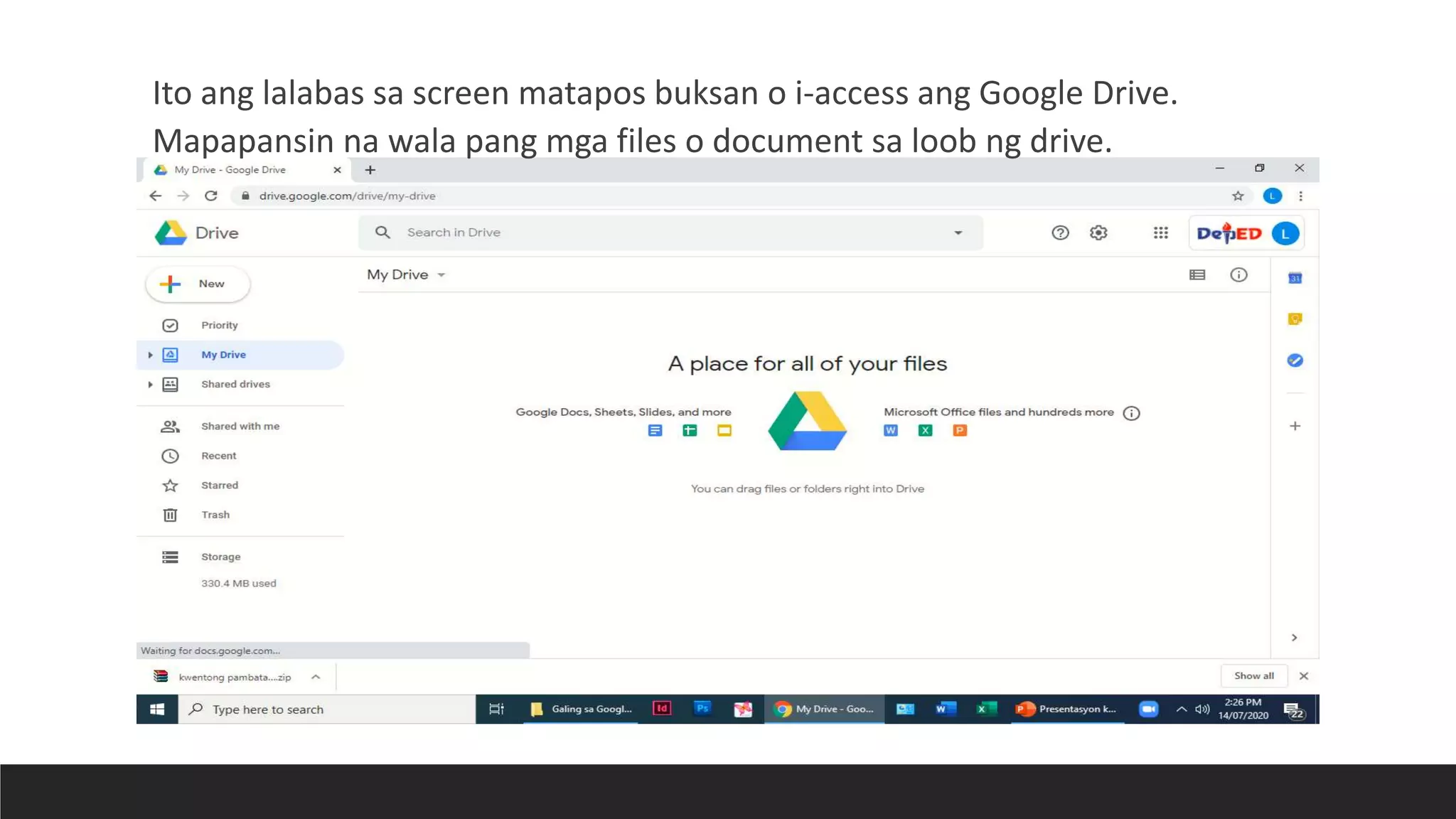 Paano mag upload, download at share sa google drive | PPTX