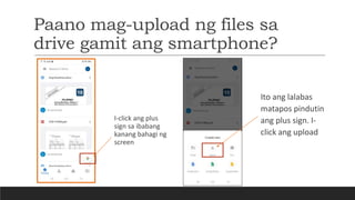 Paano mag upload, download at share sa google drive | PPTX