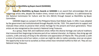 paano nabuo ang isang pagpaparangal sa GAMABA.pptx