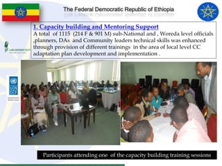 Promoting Autonomous Adaptation At The Community Level in Ethiopia | PPT