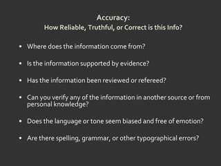 PAARC Test for Evaluating Sources.pDF pt | PPT