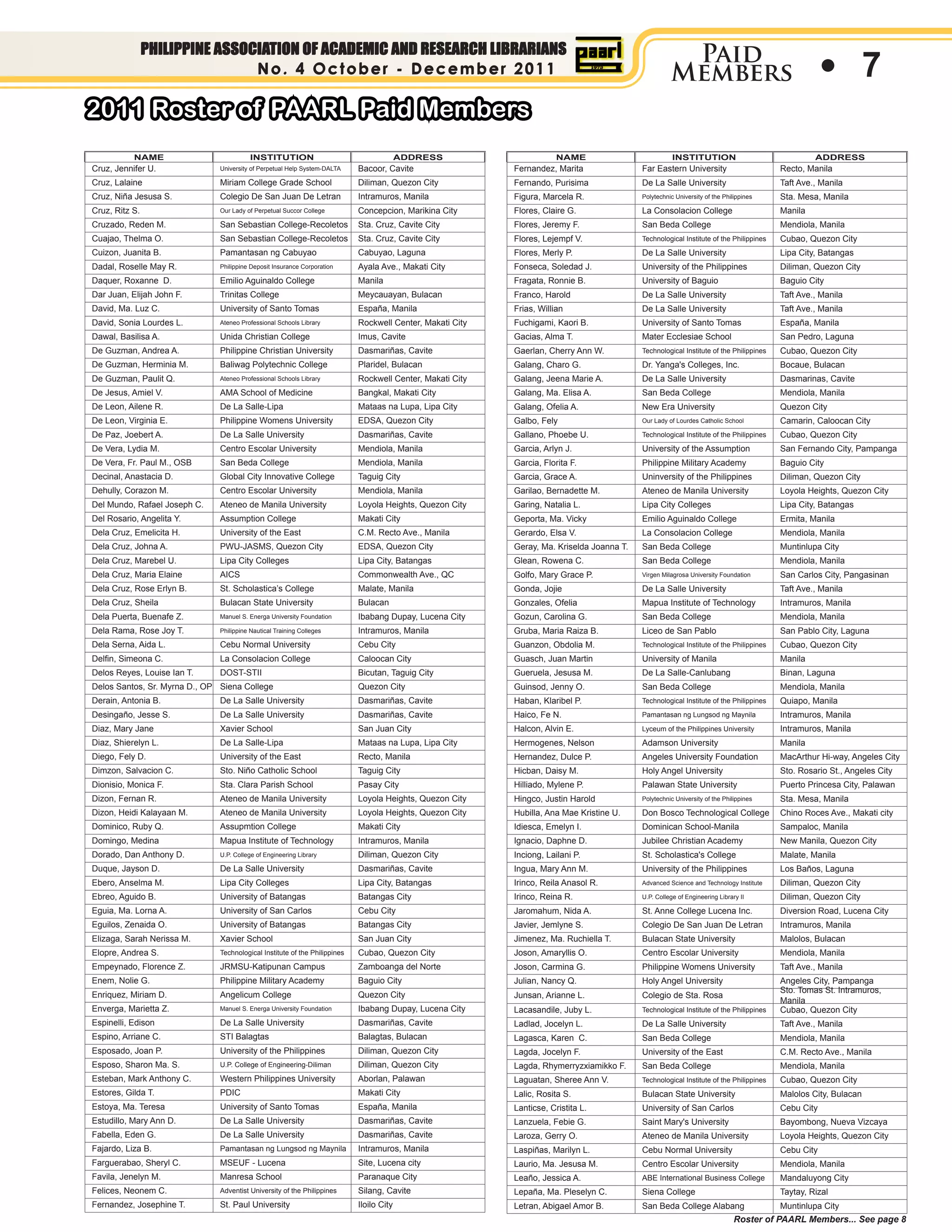 Paarl newsletter 4 color | PDF