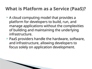 Introduction to PAAS(Platform as a service).pptx