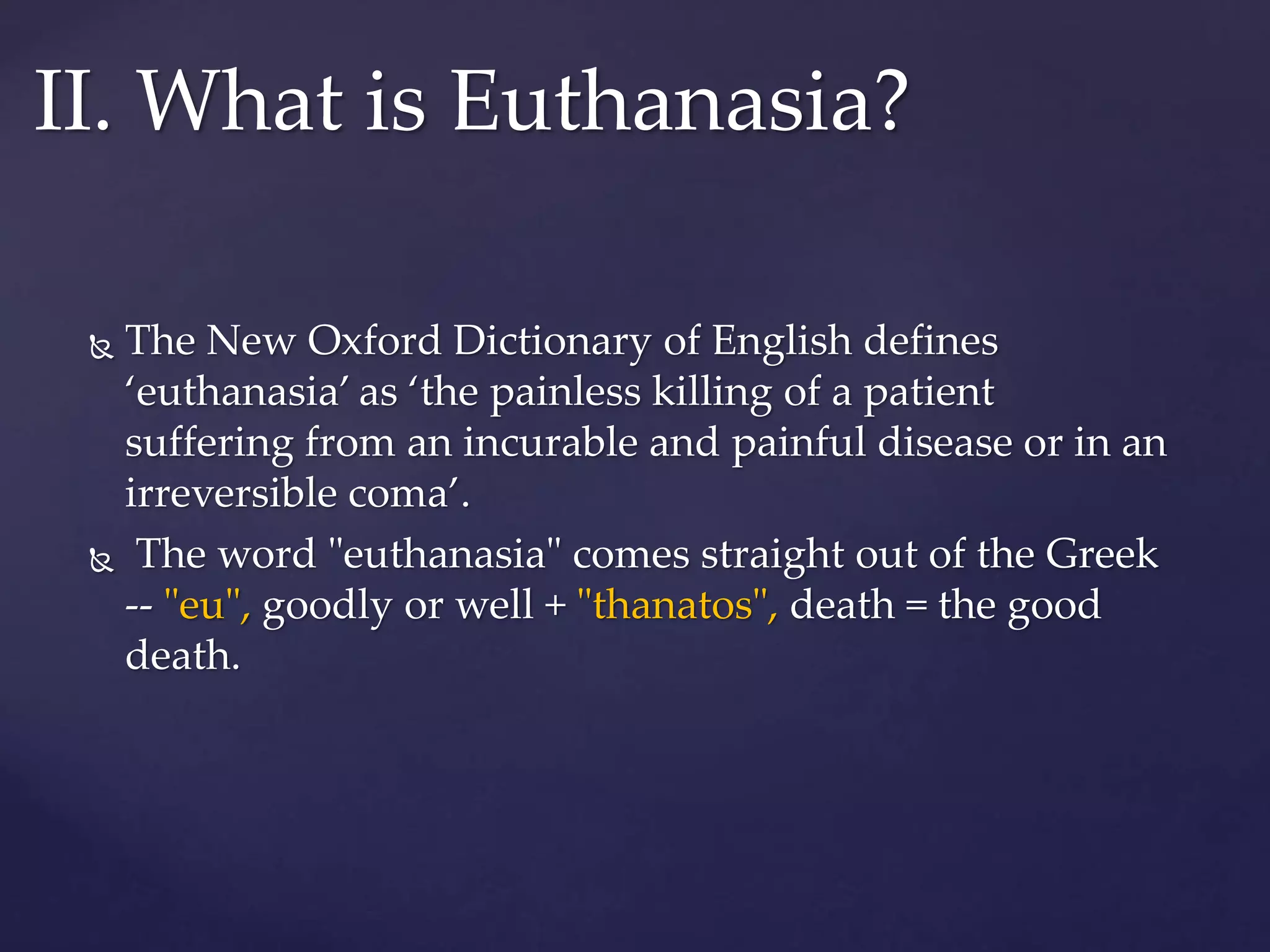 Euthanasia | PPTX