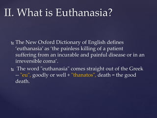 Euthanasia | PPTX