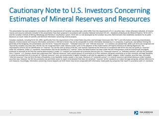 Paas investor presentation feb 2020 pdf | PPT