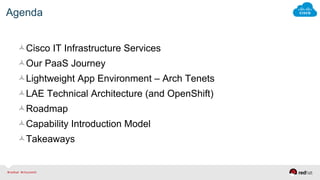 PaaS Lessons: Cisco IT Deploys OpenShift to Meet Developer Demand | PPT