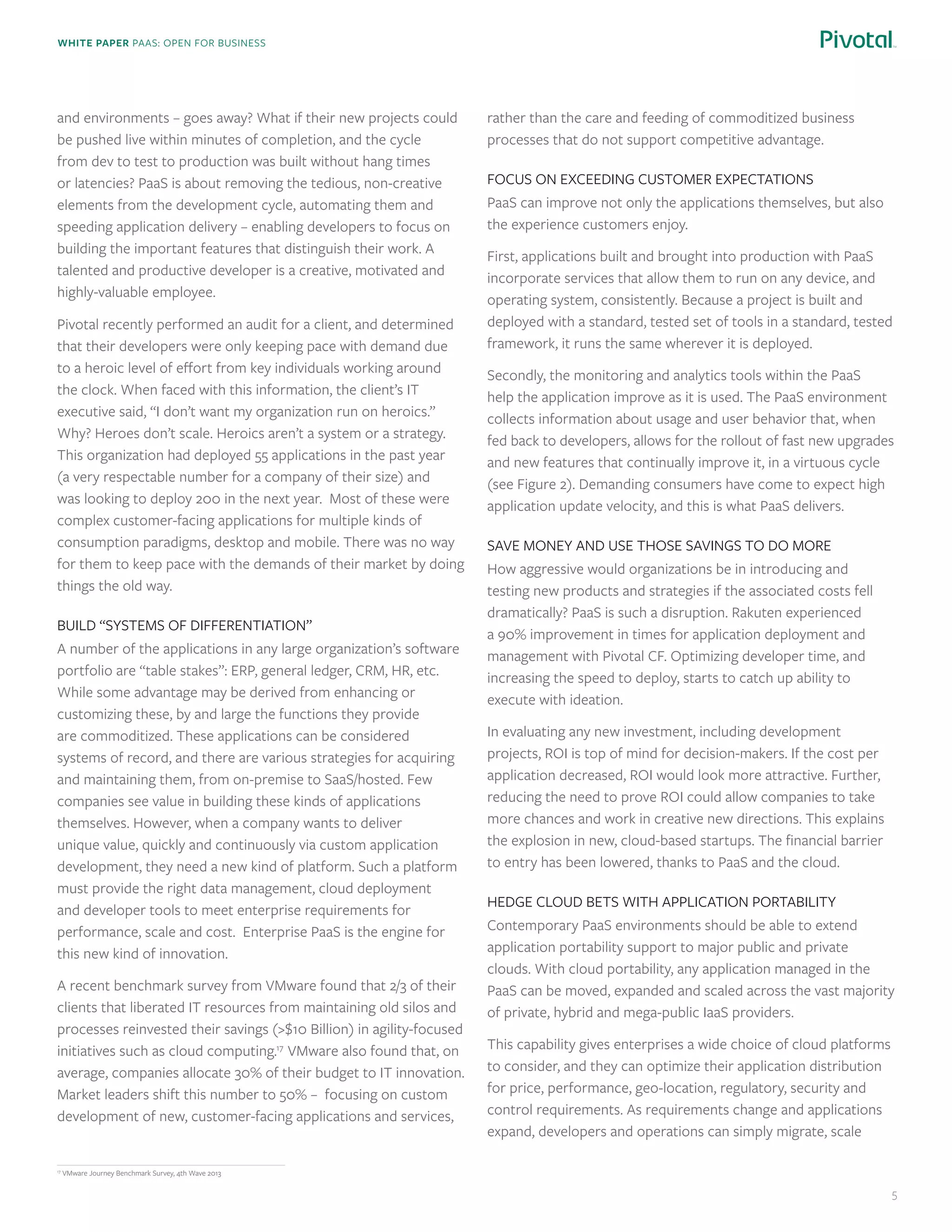 PaaS: Open For Business | PDF