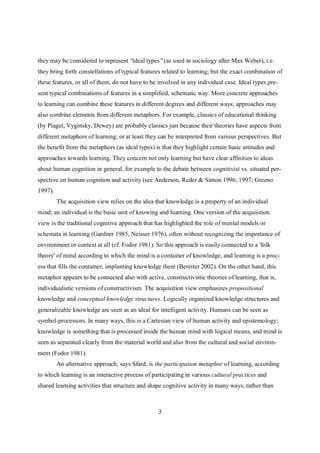 Paavola knowledge creation metaphor - articulo | PDF