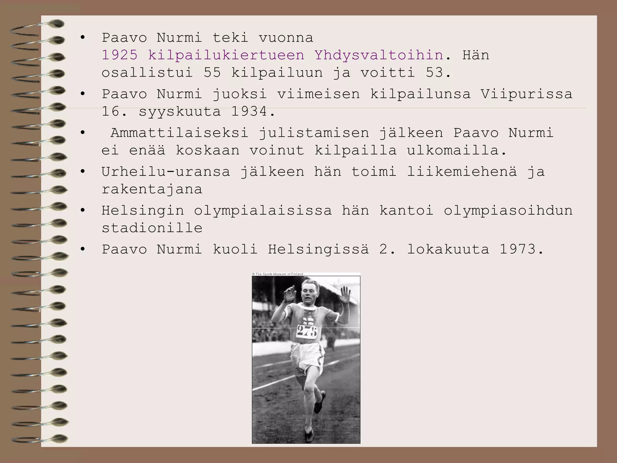 Paavo Nurmi | PPT