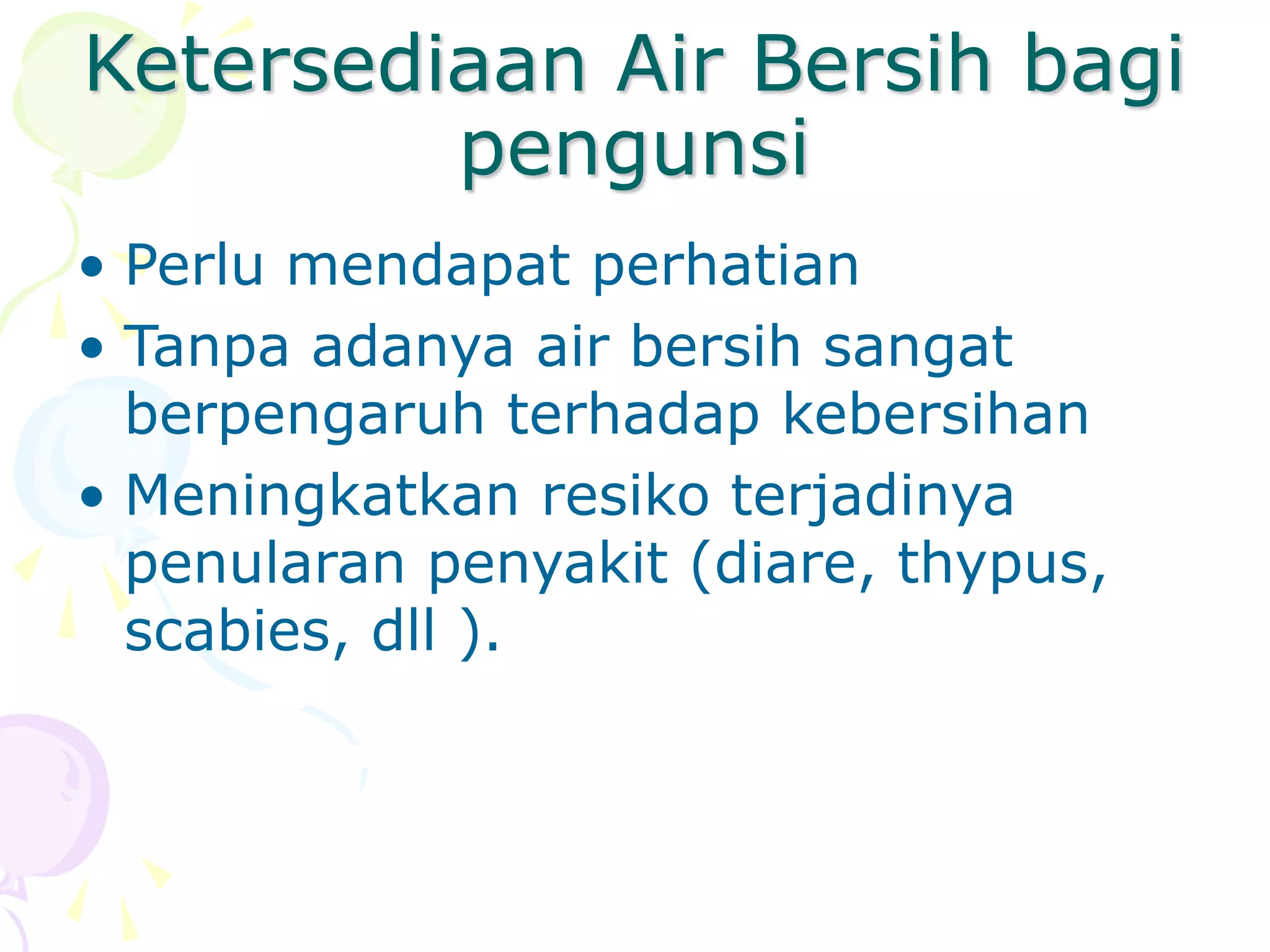 Penyediaan Air Bersih | PPT