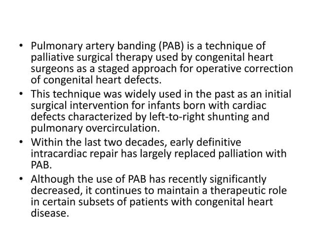 Pa banding new | PPTX | Heart and Cardiovascular Diseases | Diseases ...