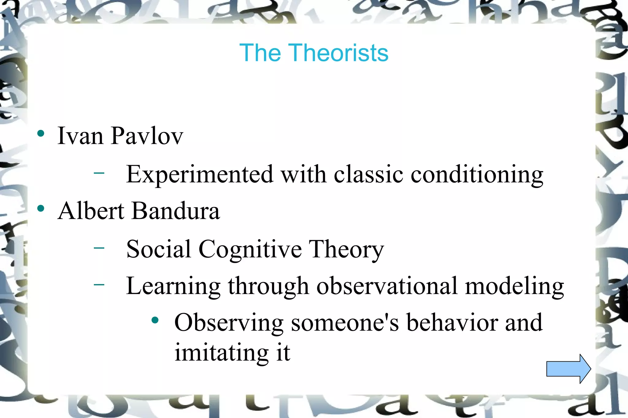 Behaviorism | PPT