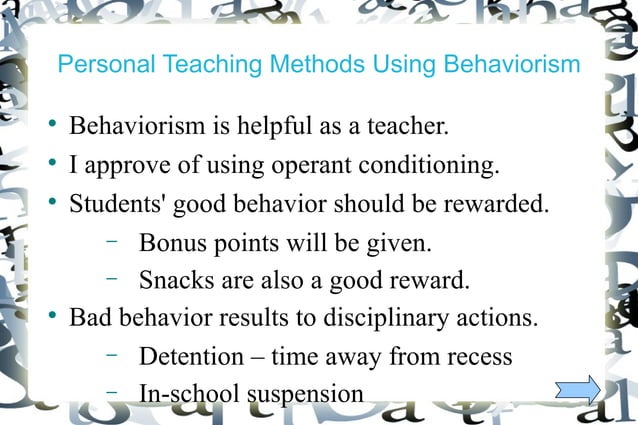 Behaviorism | PPT