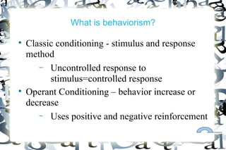 Behaviorism | PPT
