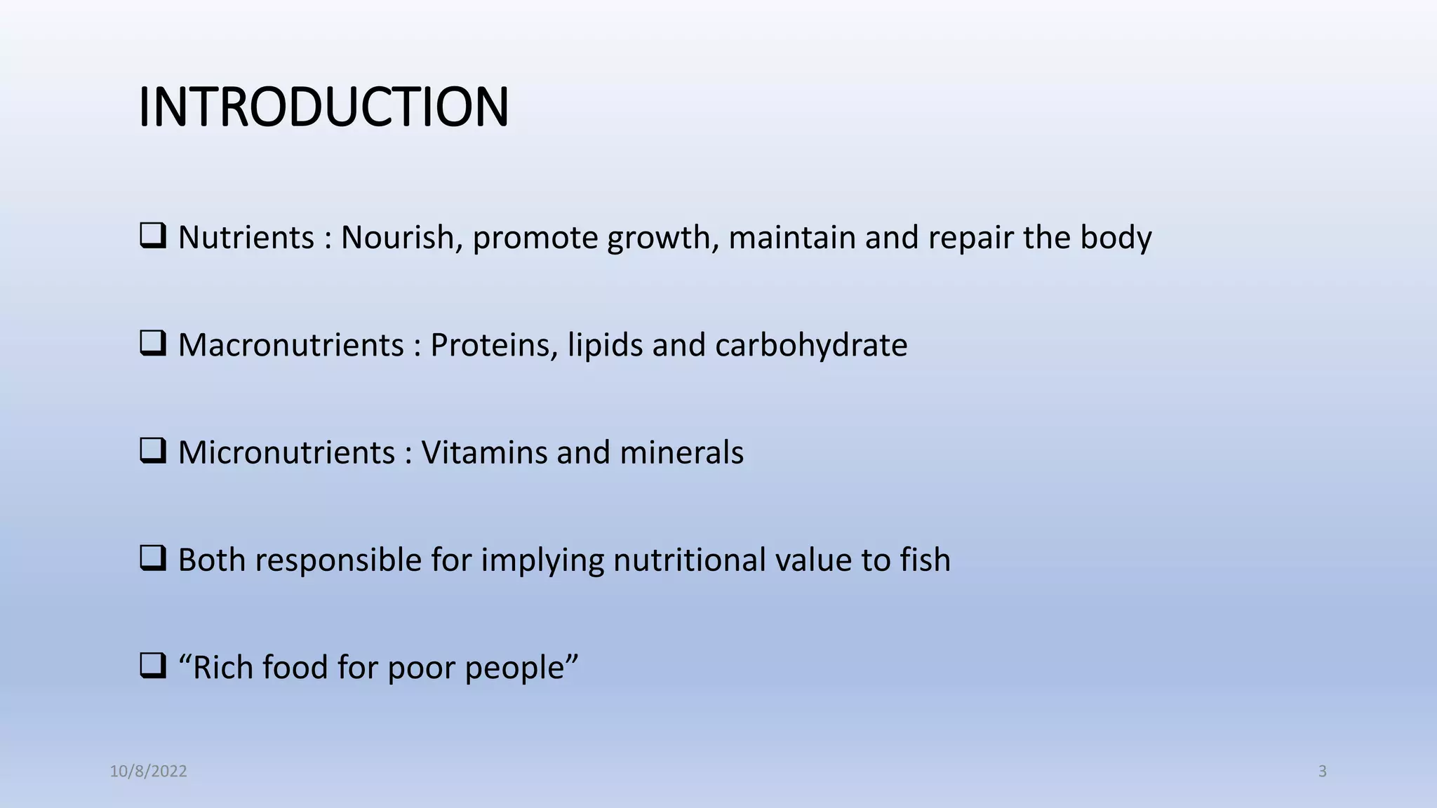 Fish Protein To Human Nutrition | PPTX | Nutrition | Healthy Living