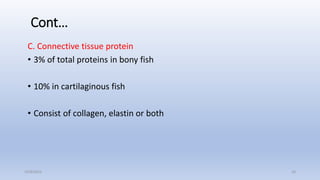 Fish Protein To Human Nutrition | PPTX