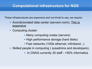 Computational infrastructure for NGS data analysis | PDF