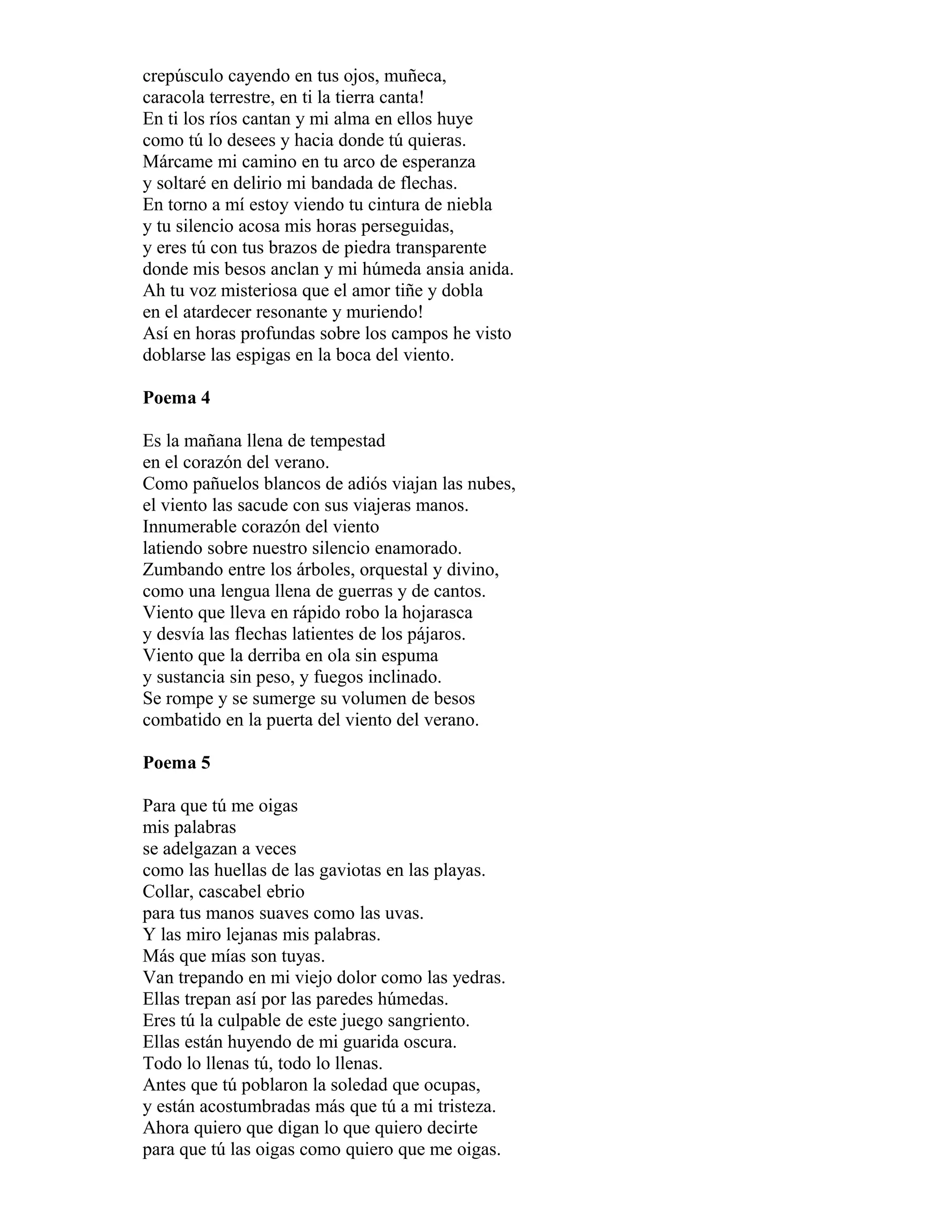 Pablo neruda 20 poemas de amor | PDF